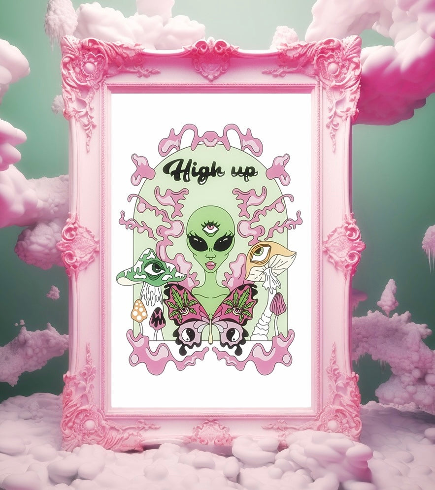 HIGH UP art print – DecorDaddy